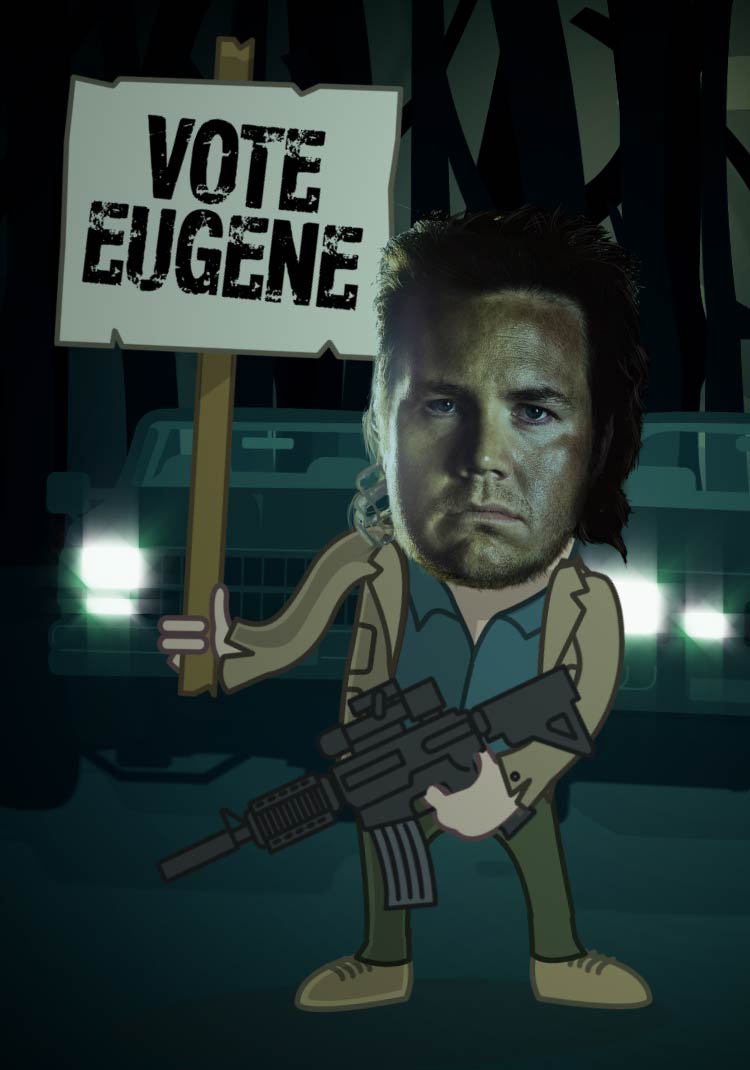 NOW TV - The Walking Dead // Inky Illustration Agency